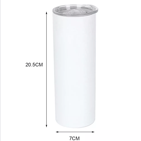 20oz Skinny Blanks Matte Straight Sublimation Tumbler – Tumblerbulk